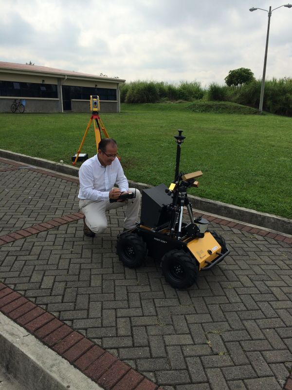 Rover Platform Husky A200 Used For Testing Visual Odometry Algorithms Image Processing And